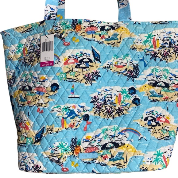 Vera Bradley | Bags | Vera Bradley Grand Tote Beach Treasures Shoulder ...